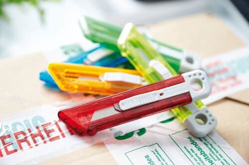 Cuttermesser SLIDE IT rot bedrucken | Werbezeichen